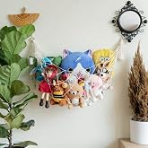 ecofynd Stuffed Soft Toy Organizer, Animal Toy Hammock, Hanging Cotton ...