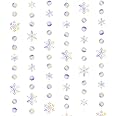 ZALAON 23.6 Feet Winter Wonderland Snowflakes Decorations Iridescent ...