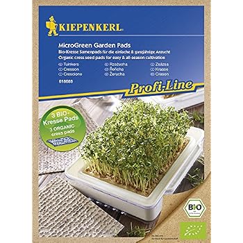 Kresseschalen Kresse-Anzucht-Set mit BIO-Saatgut: Amazon.de: Garten