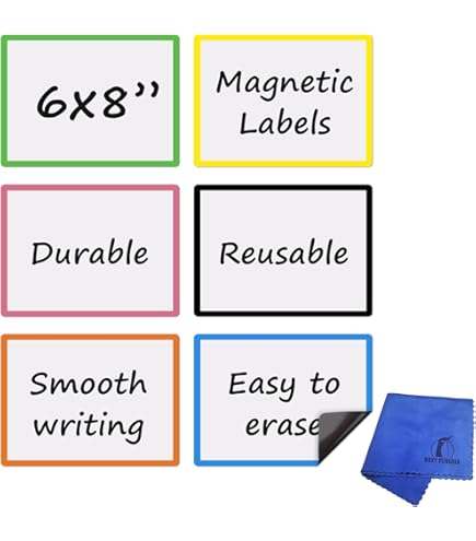 Classroom Organization Charts 16 Pcs Magnetic Write & Wipe Organization ...