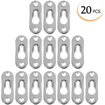 FLUSH MOUNT HIDDEN SLIDE MIRROR FRAME BRACKETS 35MM X 35MM ( pack of 5 ...