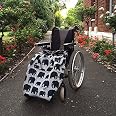 BundleBean Fleece-Lined Wheelchair Cosy Cover- 100% Waterproof Rain ...