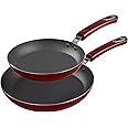 KICHLY Set of 2 Nonstick Induction Frying Pans, 20 and 28 cm Induction ...