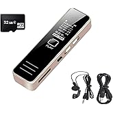 DDLC Mini Digital Voice Recorder with 32GB Memory, Activated ...