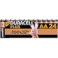 Batterie Duracell Plus AA (pacco da 24) - Pile Alcaline 1.5V - Fino al 100% di extra durata ...