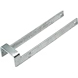 Throw Over Loop with Handle Gate Latch 75mm 3" Wide Galvanised or Black ...