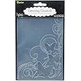 Darice Plastic Embossing Folder 4.25-inch x 5.75-inch-Snowflake Scroll ...