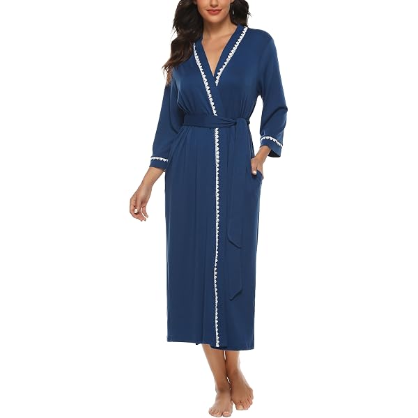 Plus Size Snap Front LA CERA Women's Plus Size Snap Front Robe | 100% ...