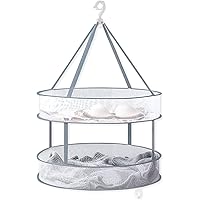 AYE Large Size Sweater Hanging Dryer, 2 Tier Folding Drying Rack, Lay ...