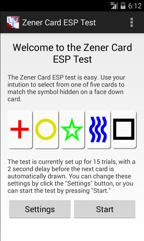 Esp Zener Cards Testing Esp
