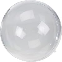 Rayher Clear Fillable Plastic Ball for Seasonal Crafts, Large ...