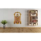 Buy Rawpockets Decal ' Lord Tirupathi Balaji ' Multi-Color Wall Sticker ...