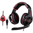 KLIM Mantis - Casque Gamer avec Micro - Nouveauté 2023 - USB Casque ...