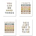 PUHEI Boho Classroom Wall Art - Mental Health Positive Affirmations ...