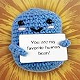 Positive Bean ,Cotton Gifts,Crochet Gifts,Knitted Funny Ornament with ...