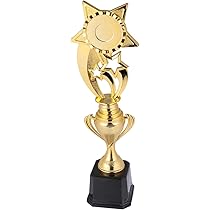 Five Star Plastic Gold Trophies, Thumbs Up Trophy, High Five Trophy ...