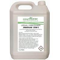 hsy 5L 1x5L URINAL BLUE Unblocker Descaler Cleaner for URIC ACID scale ...