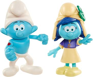 Les Schtroumpfs - Pack de 2 figurines SMURFS THE LOST VILLAGE Hefty ...