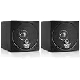 Pyle Home PCB3BK 3-Inch 100-Watt Mini Cube Bookshelf Speakers - Pair ...