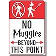KYARA ARTS Posters No Muggle Beyond This Point Motivational 300 GSM ...