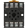 PF083A 8 Pins Power Relay Base Socket for MK2P AH3 Time Relay Copper ...