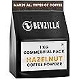 Bevzilla 1kg Hazelnut Instant Coffee Powder | Makes 500 Cups | Made For ...