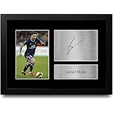 HWC Trading FR A3 Lionel Messi Argentina Gifts Printed Signed Autograph ...