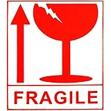 50 x This Way up Box labels for shipping. Parcel stickers 4 x 6 inch ...