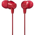 JBL C50HI, Wired in Ear Headphones with Mic, One Button Multi-Function ...