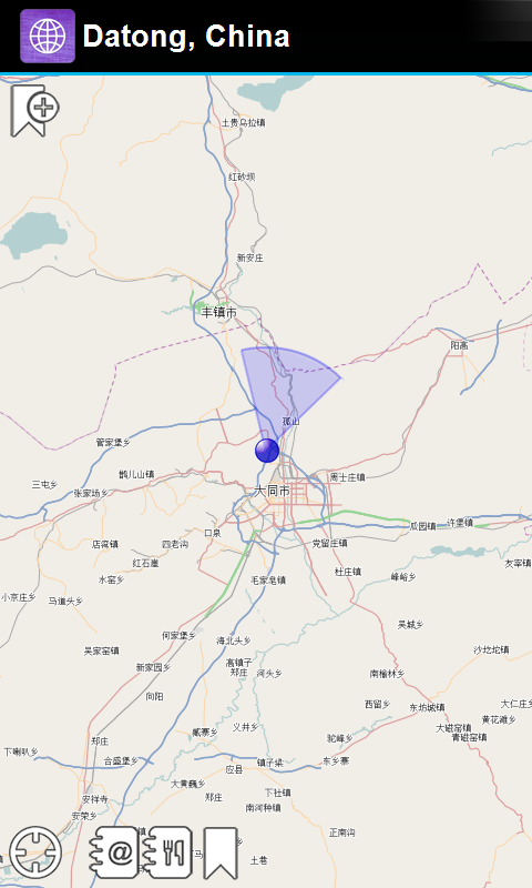 Datong China Map
