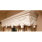 CURTAIN BOX VALANCE PELMET WINDOW CORNICE SWAG CROWN CANOPY COVER ...