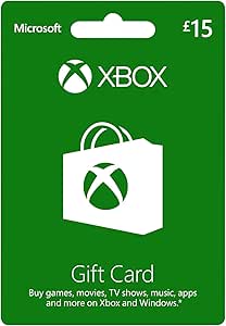 Microsoft Gift Card - GBP15 (Xbox One/360) : Amazon.co.uk: PC & Video Games