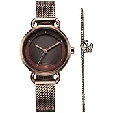 Fastrack Glitch Quartz Analog Brown Dial Brown Metal Strap Watch for ...