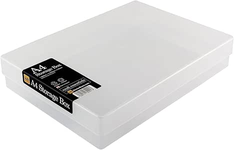 48 x Clear A4 Plastic Storage Boxes, Each Holds A Ream Of A4 Paper ...