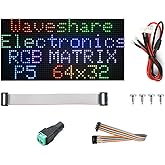 RGB Full Color LED Matrix Panel 64x64 Pixels, 4096 Individual RGB LEDs ...
