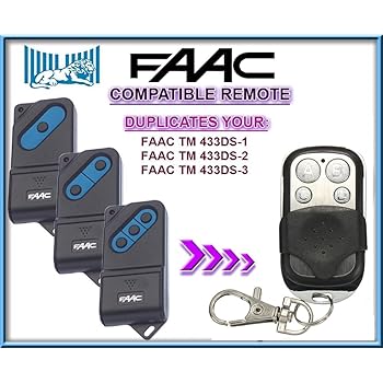 Telecomando FAAC 433DS-2: Amazon.it: Elettronica