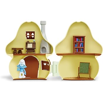 Schleich 49001 - I Puffi, Casa dei Puffi, grande: Amazon.it: Giochi e ...