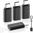 MoKo 4 Pack Lightning Female to USB C Male Adapter,USB-C Lightning Adapter for iPhone 15/16 Pro ...