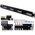 GeeekPi 1U Rack Kit für Raspberry Pi 4B, 19" 1U Rackmount Unterstützt 1 ...