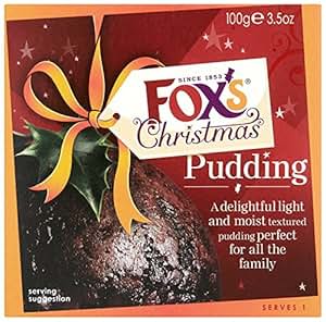 Fox's Christmas Pudding 100 g (Pack of 12): Amazon.co.uk: Grocery