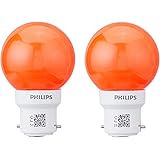 Buy PHILIPS Deco Mini 0.5-Watt B22D Base LED Bulb (Red, Pack of 1 ...