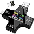 MakerHawk USB Tester Type C Meter - USB Digital Multimeter Amperage ...