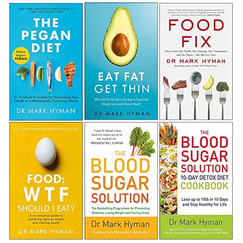 Amazon.fr - Mark Hyman Collection 6 Books Set (The Pegan Diet, Eat Fat ...