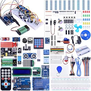 Miuzei Starter Kit for Arduino with Breadboard Holder, LCD, Motor ...