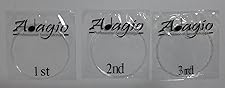 Adagio Pro CLASSICAL Guitar Strings - Normal Tension Nylon - Full Pack ...