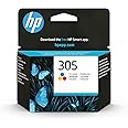 HP 3YM60AE 305 Original Ink Cartridge, Tri-Colour, Single Pack : Amazon ...