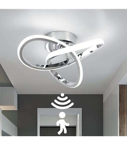 Built In Light Fixture With Motion Sensor Surface LED Lighting Indoor