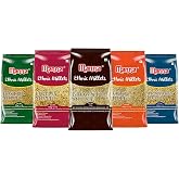 Manna Millets 2.5Kg Whole Grains, Combo Pack of 5, Foxtail, Kodo ...