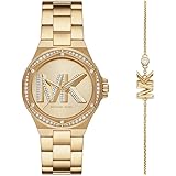 Michael Kors Damen Chronograph Quarz Uhr mit Edelstahl Armband MK6576 ...