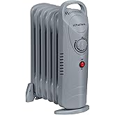 Schallen Portable Electric Slim Oil Filled Radiator Heater for Home and ...